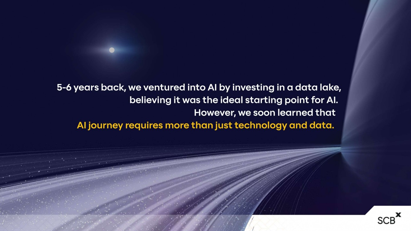 6 บทเรียนระหว่างเส้นทางเปลี่ยนผ่านองค์กรของ SCBX สู่การเป็น AI-first Organization สร้างแต้มต่อ ...
